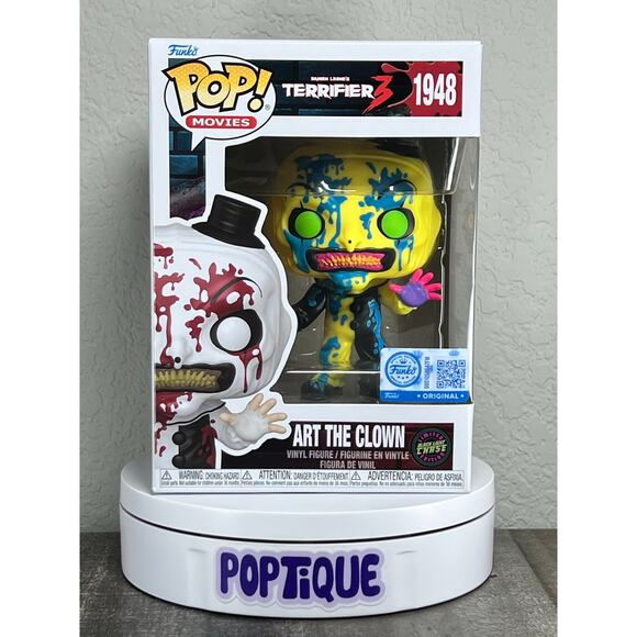 Funko | Toys | Terrifier 3 Art The Clown Bloody Funko Pop 948 Ee ...